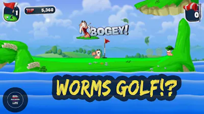Worms Crazy Golf | PC Mac Steam Game | Fanatical